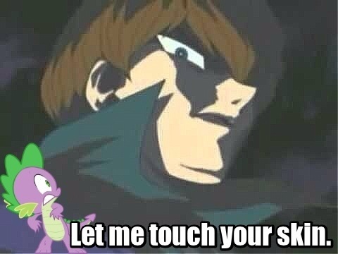 #844851 - safe, spike, dragon, caption, crossover, freeza, male ...