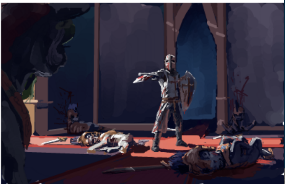 #880340 - dead source, grimdark, artist:someschmoe, human, armor, blood ...