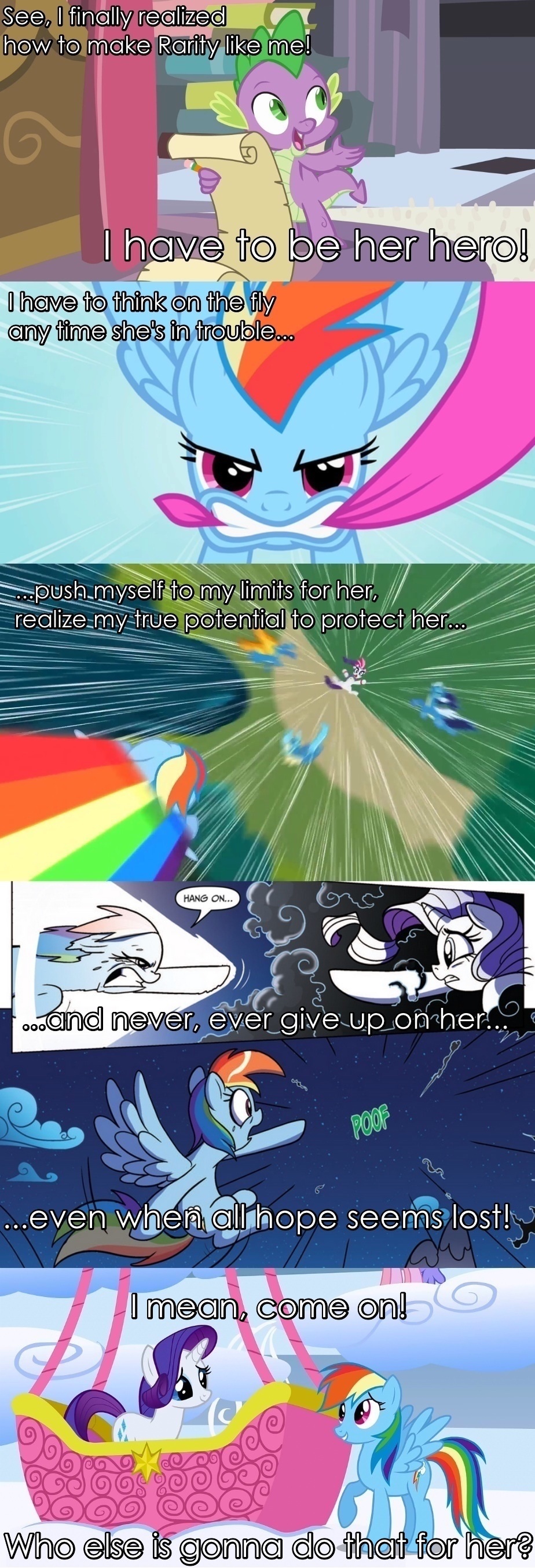 #885776 - safe, rainbow dash, rarity, spike, idw, spoiler:comic, comic ...