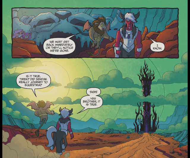 #868681 - safe, idw, official comic, lord tirek, scorpan, centaur ...