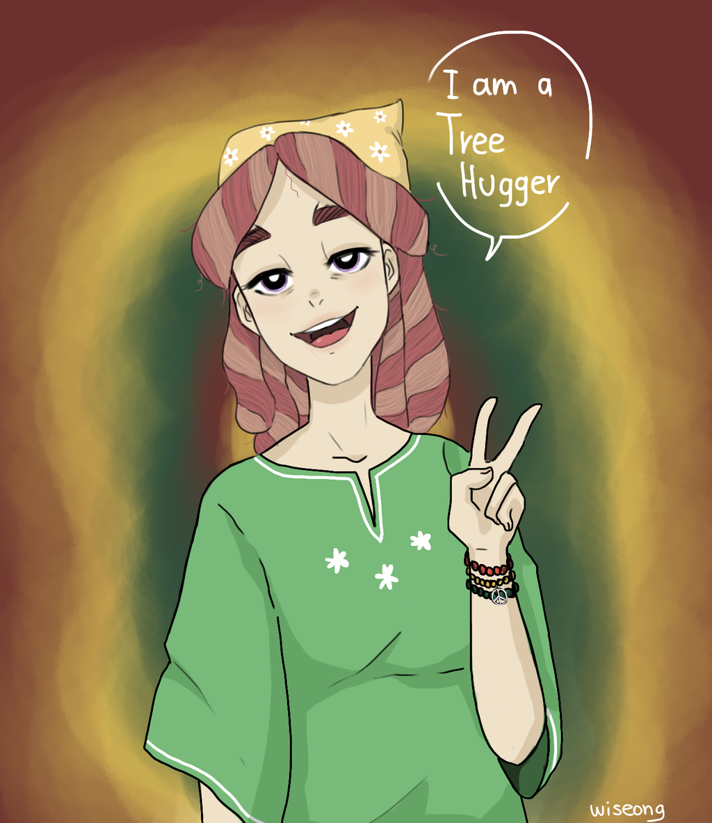 #897456 - safe, artist:moonnami, tree hugger, human, make new friends ...