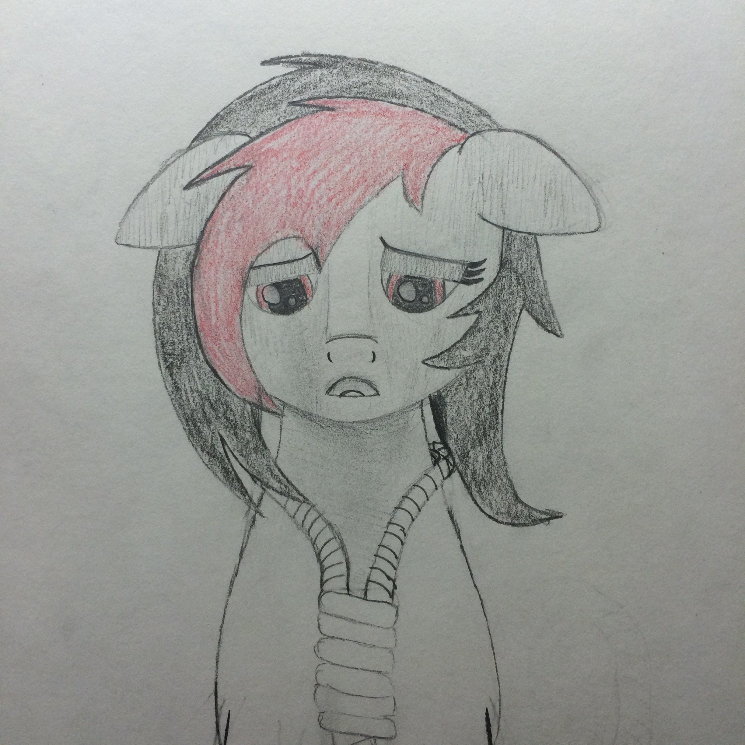 #899732 - semi-grimdark, artist:afterman, oc, oc only, oc:miss eri, emo ...