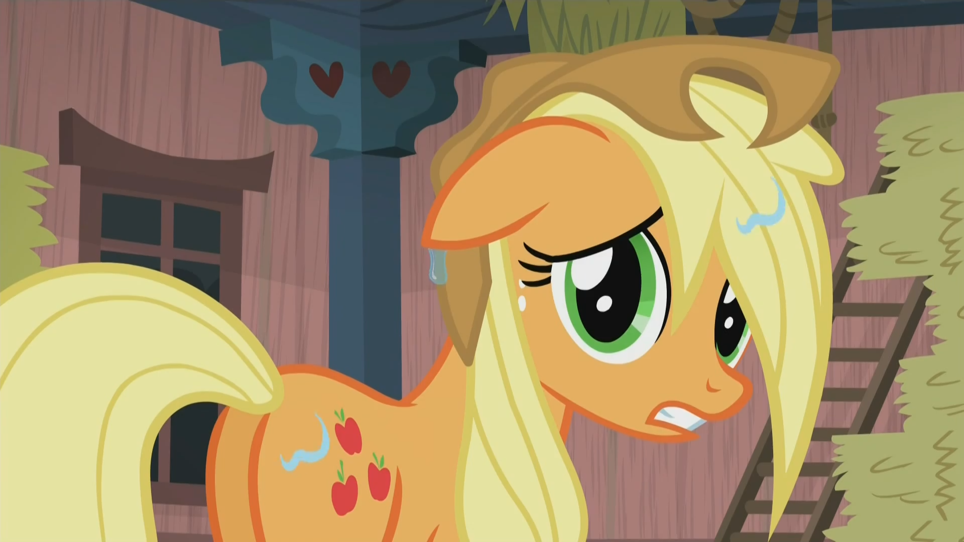 #887939 - safe, screencap, applejack, earth pony, pony, appleoosa's ...