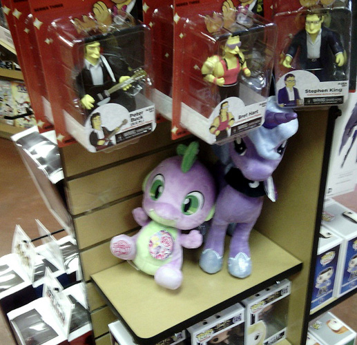 #906979 - safe, photographer:drpain, princess luna, spike, bret hart ...