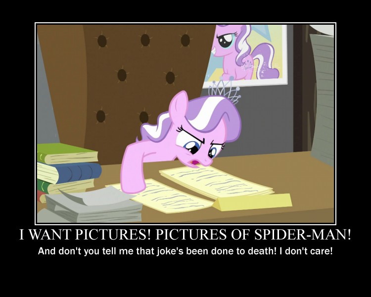 #924601 - safe, diamond tiara, comic, female, male, motivational poster ...