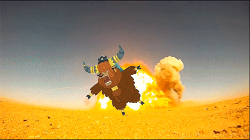 #925751 - safe, edit, prince rutherford, yak, party pooped, animated ...