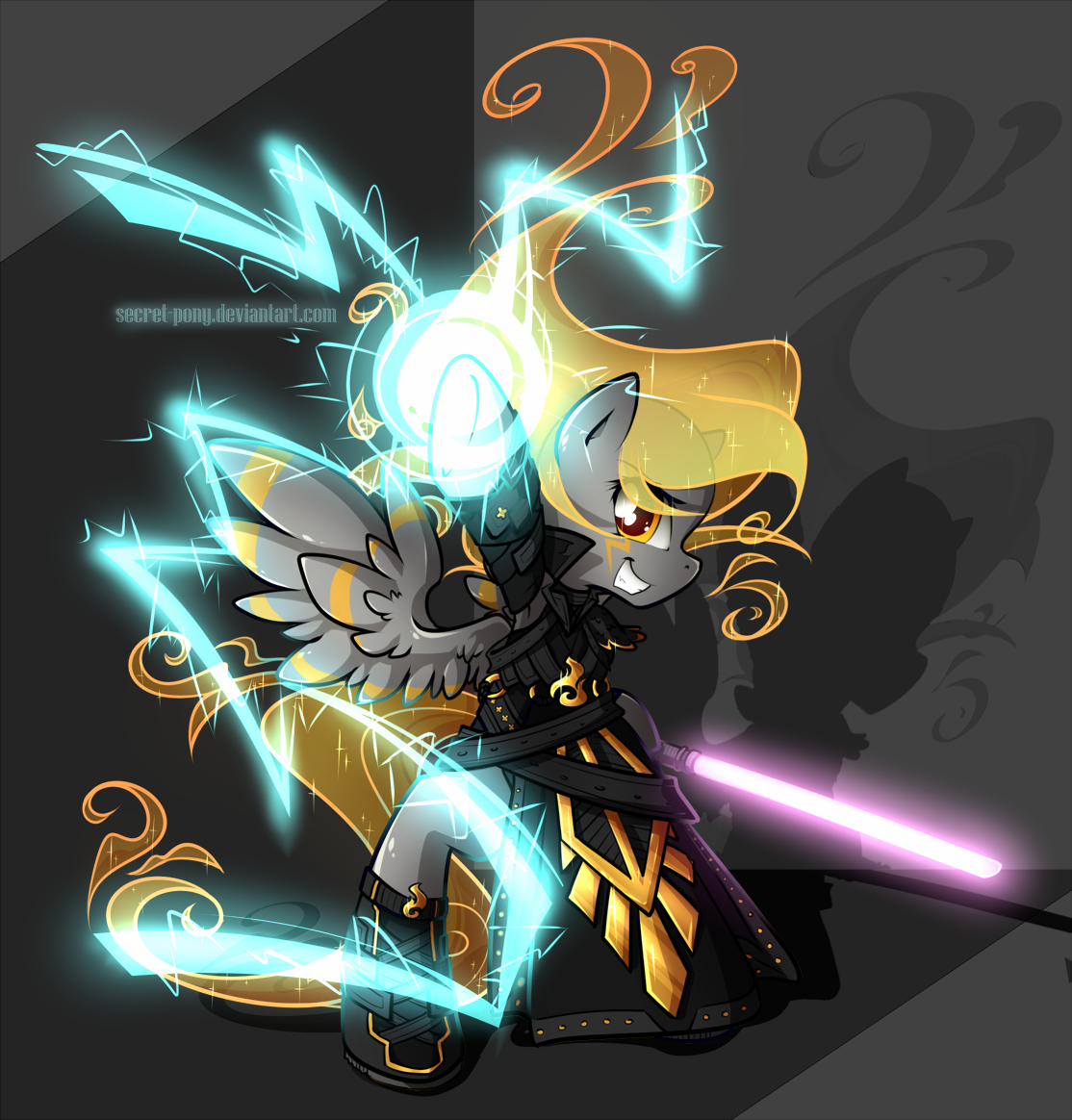 #910878 - safe, artist:secret-pony, oc, oc only, oc:flicker bolt ...