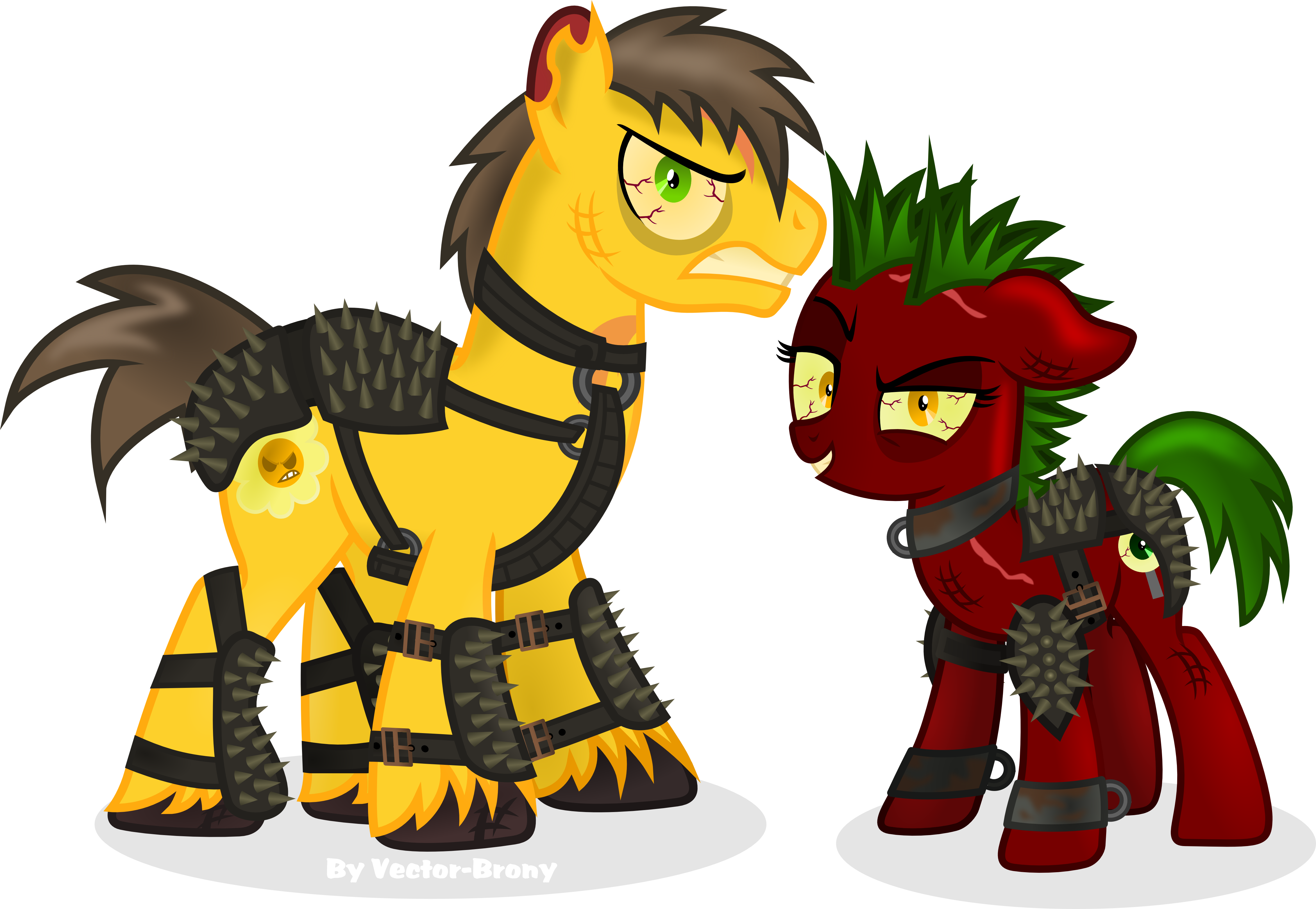 #947311 - semi-grimdark, artist:vector-brony, oc, oc only, oc:blood, oc ...