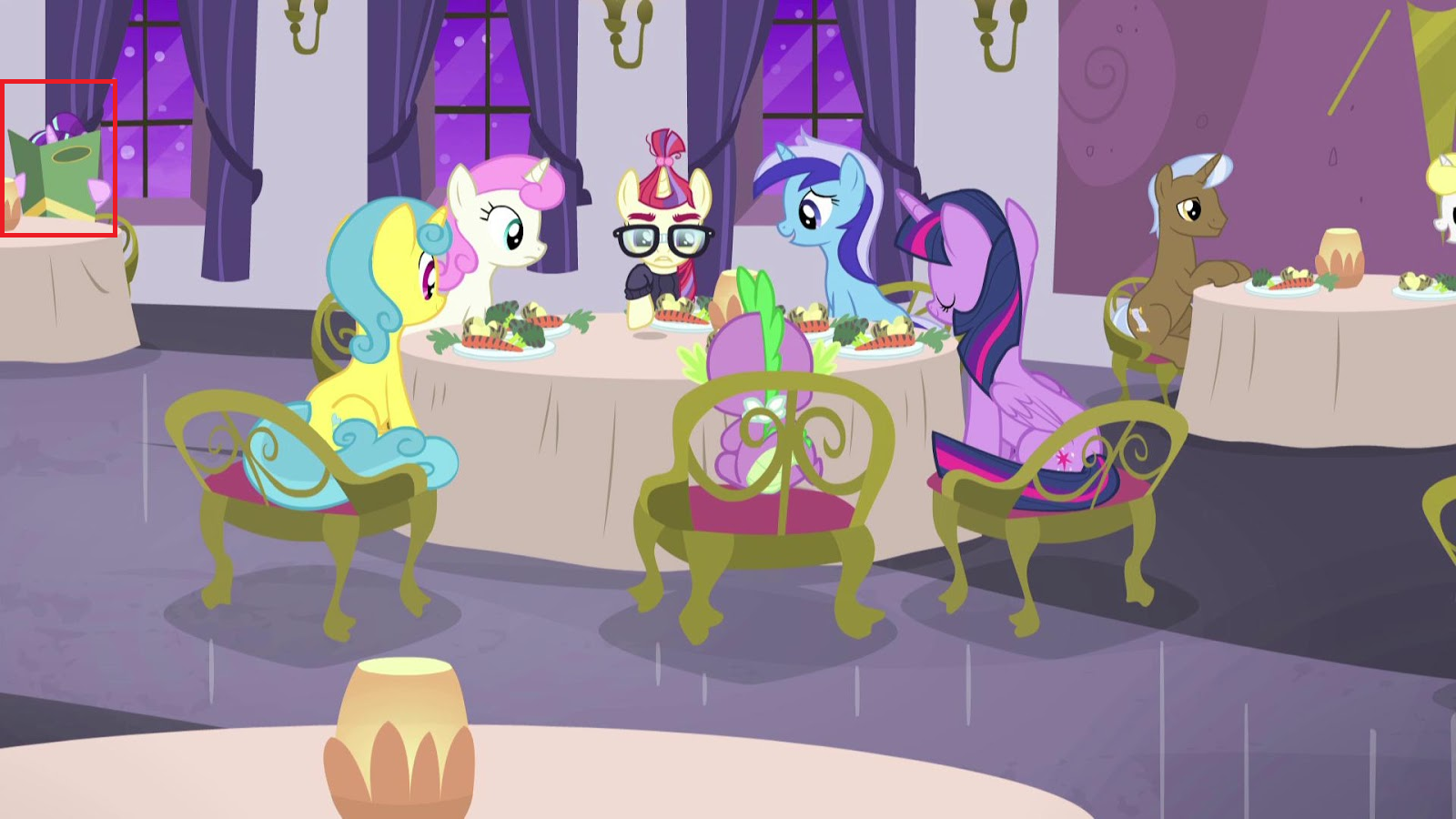 #929984 - safe, screencap, dainty dove, dane tee dove, fine print (g4 ...