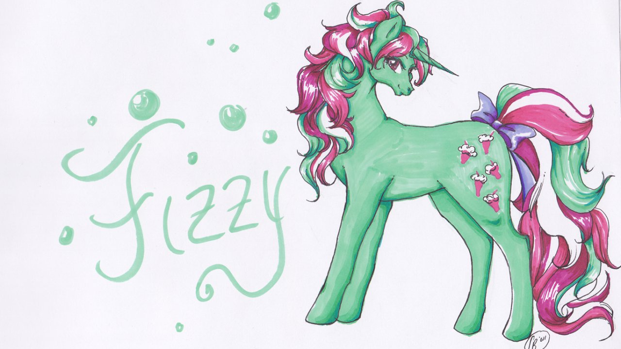 #958367 - safe, artist:january-joy, fizzy, g1, g4, female, g1 to g4 ...