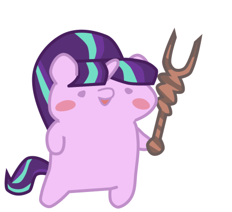 #967803 - animated, artist:omegaozone, bipedal, blushing, chibi, hoof ...