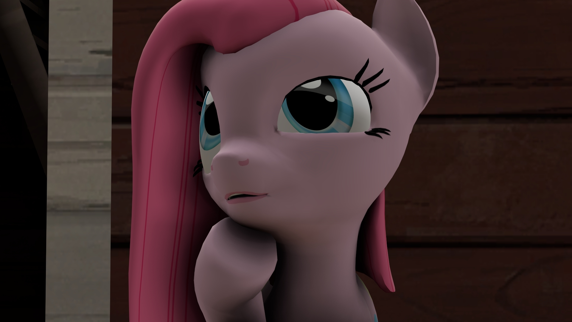 #950689 - safe, artist:petlover613, pinkie pie, g4, 3d, female, looking ...