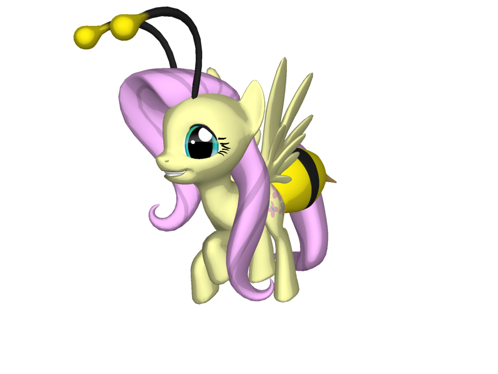 #970836 - safe, fluttershy, pony creator, ponylumen, 3d, 3d pony ...