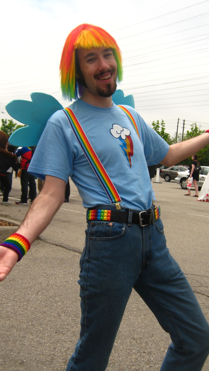 #979203 - safe, rainbow dash, human, g4, brony, brony stereotype ...