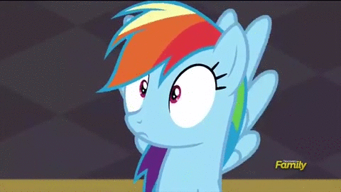 Rainbow Dash Scared Gif