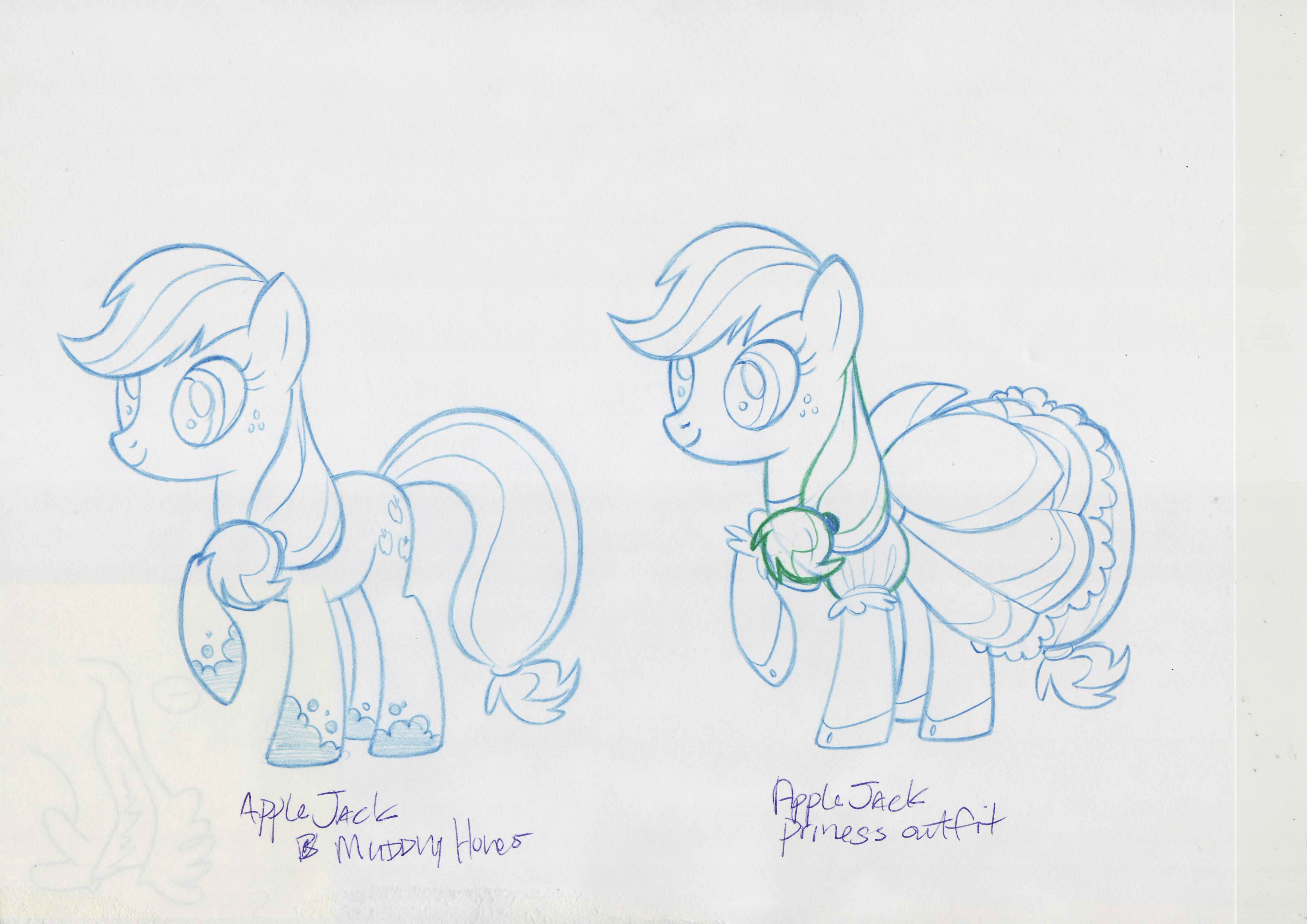 #986155 - safe, applejack, g4, leak, clothes, concept art, dress, high ...