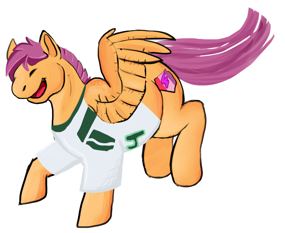 #1063404 - safe, artist:jellybeanlies-studios, scootaloo, g4, american ...