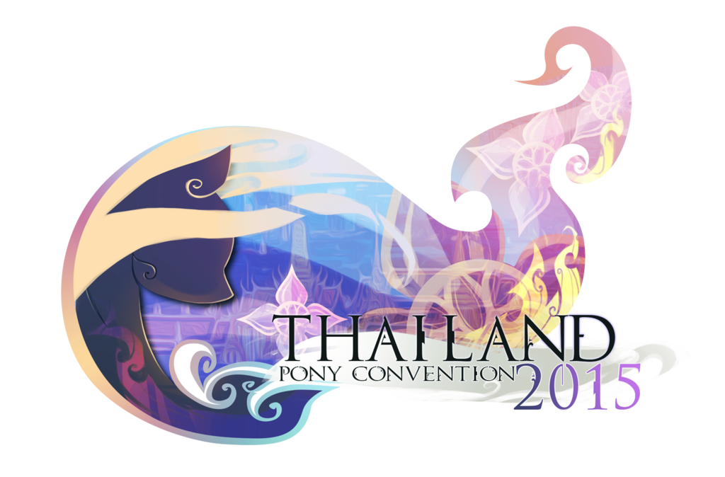 #1065412 - safe, artist:xennos, 2015, convention, logo, promo, thailand ...