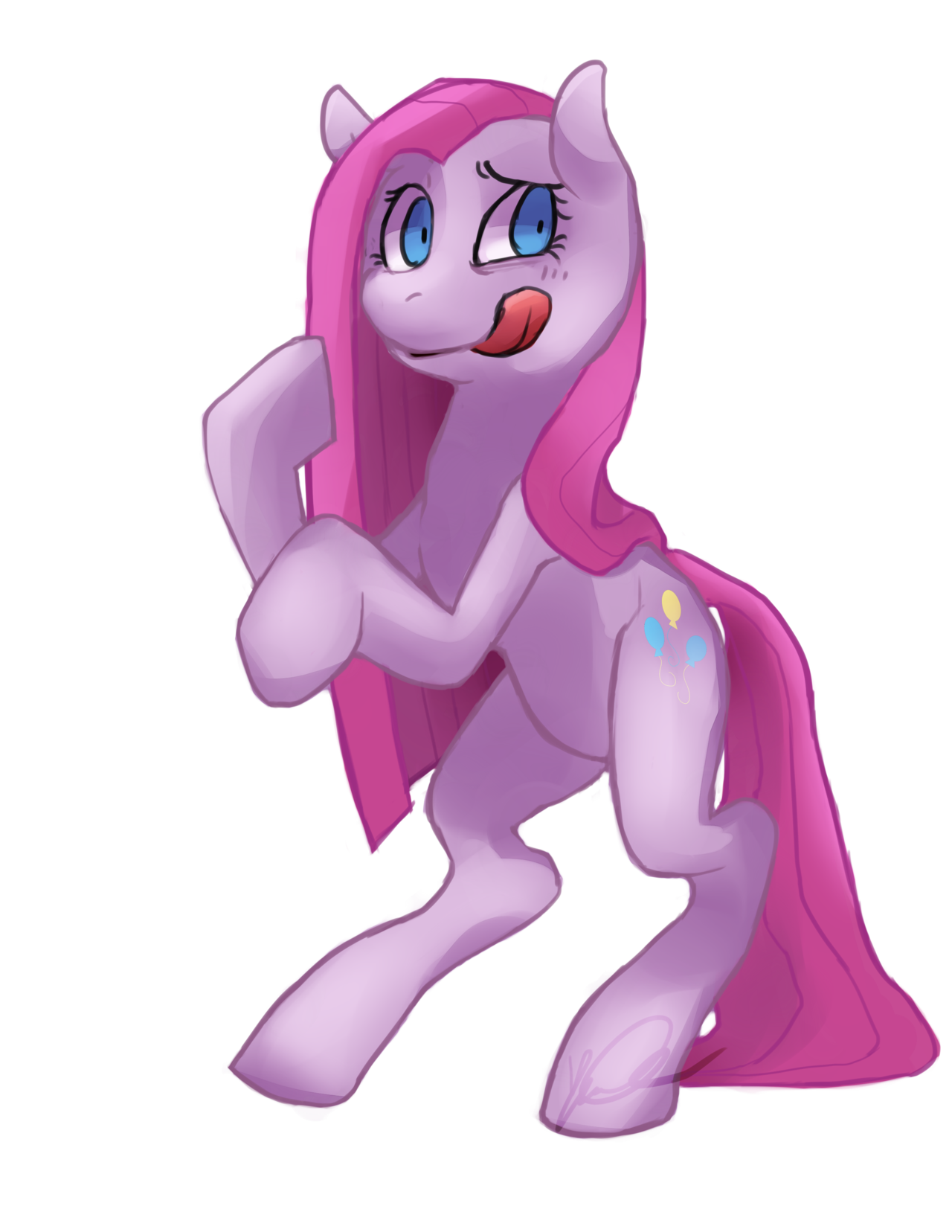 #1066349 - safe, artist:zigzaggin-goon, pinkie pie, g4, female, looking ...