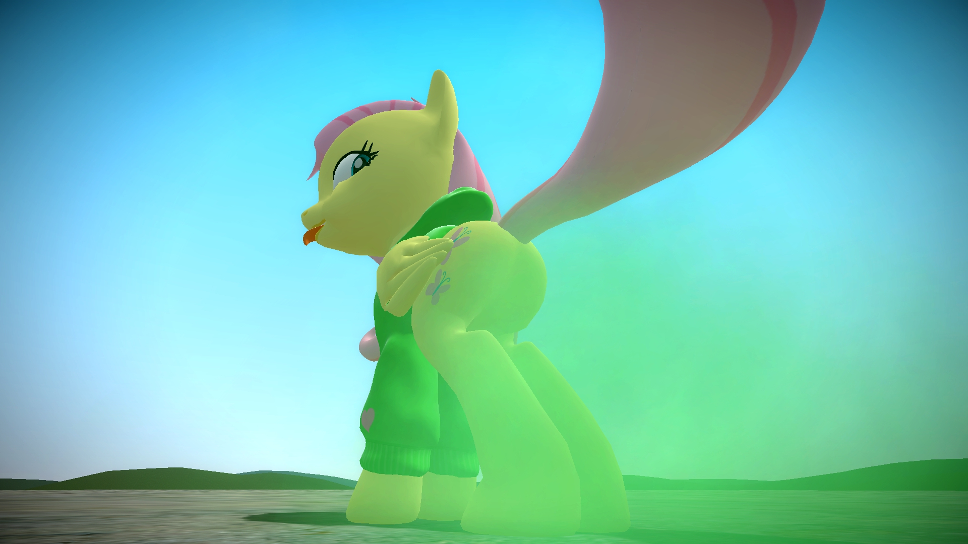 #1067270 - dead source, safe, artist:tacko marceno, fluttershy, pegasus ...