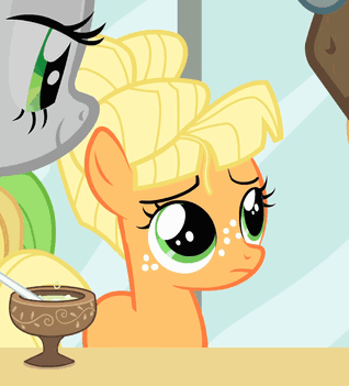 #1070487 - safe, screencap, applejack, aunt orange, uncle orange, earth ...