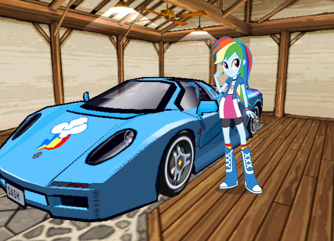 #1075072 - safe, rainbow dash, equestria girls, auto modelista, car ...