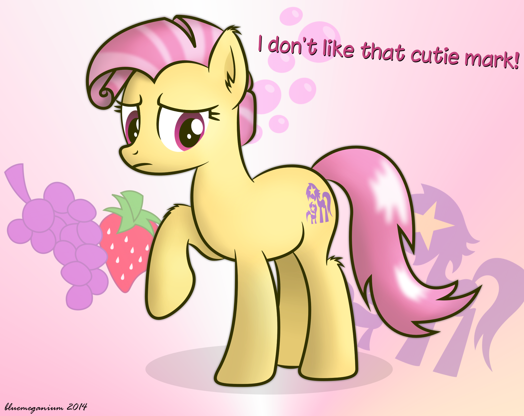 #1273775 - safe, artist:bluemeganium, candy mane, earth pony, pony ...