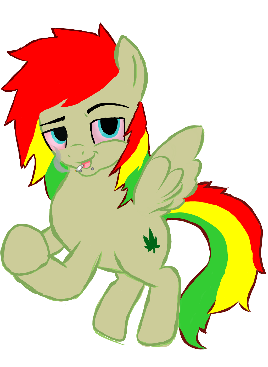 #1281612 - safe, artist:artkush, oc, oc only, oc:mtnkush, pegasus, pony ...