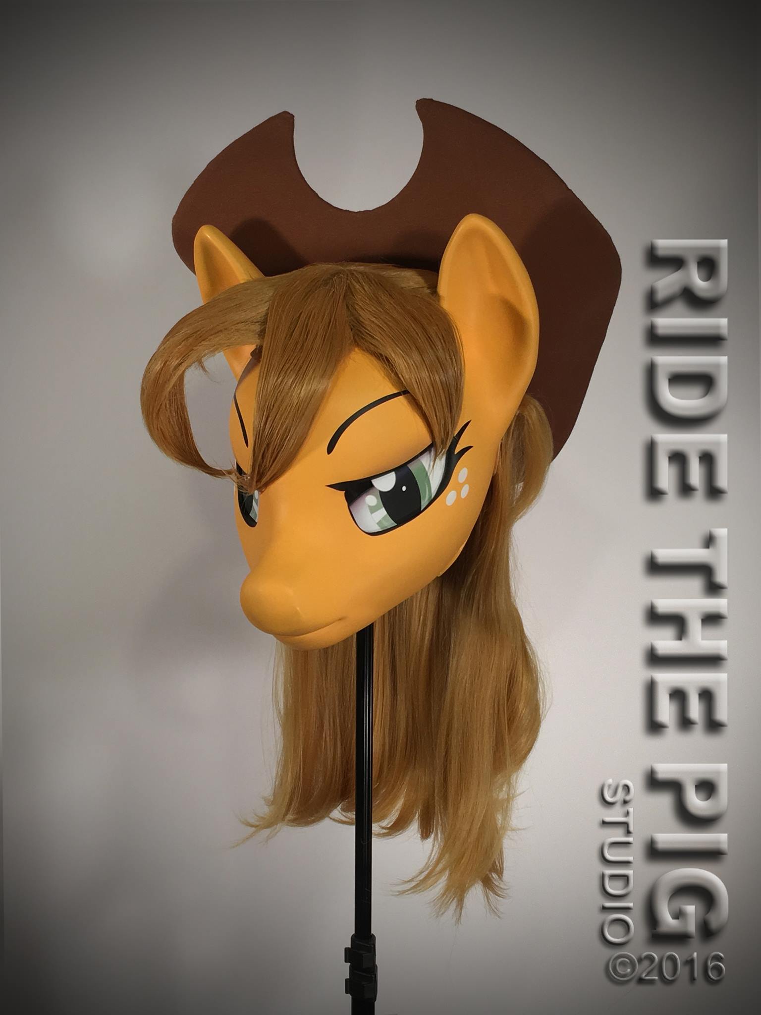 #1285799 - safe, applejack, anthro, clothes, cosplay, costume, fursuit ...
