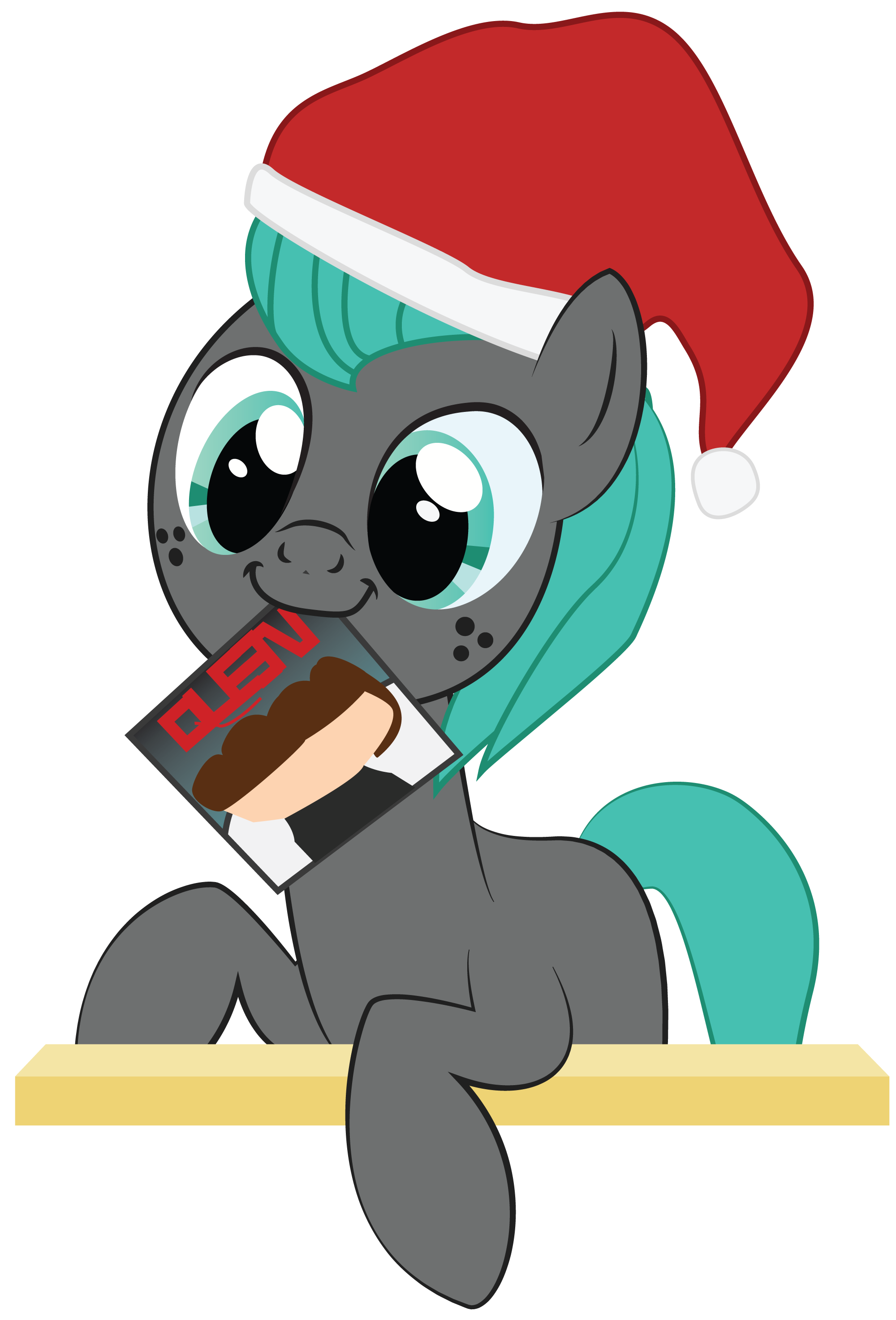 #1301382 - safe, artist:mintysketch, oc, oc only, earth pony, pony, hat ...