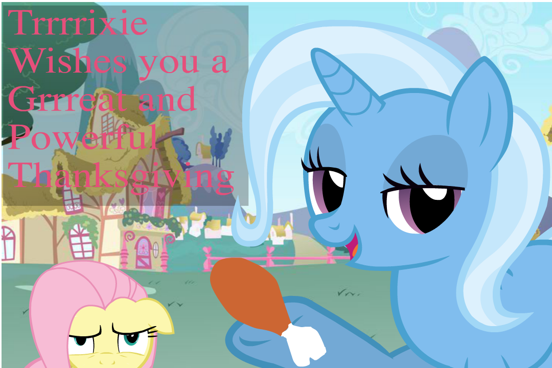 #1302766 - safe, fluttershy, trixie, pony, unicorn, cooked, dead ...