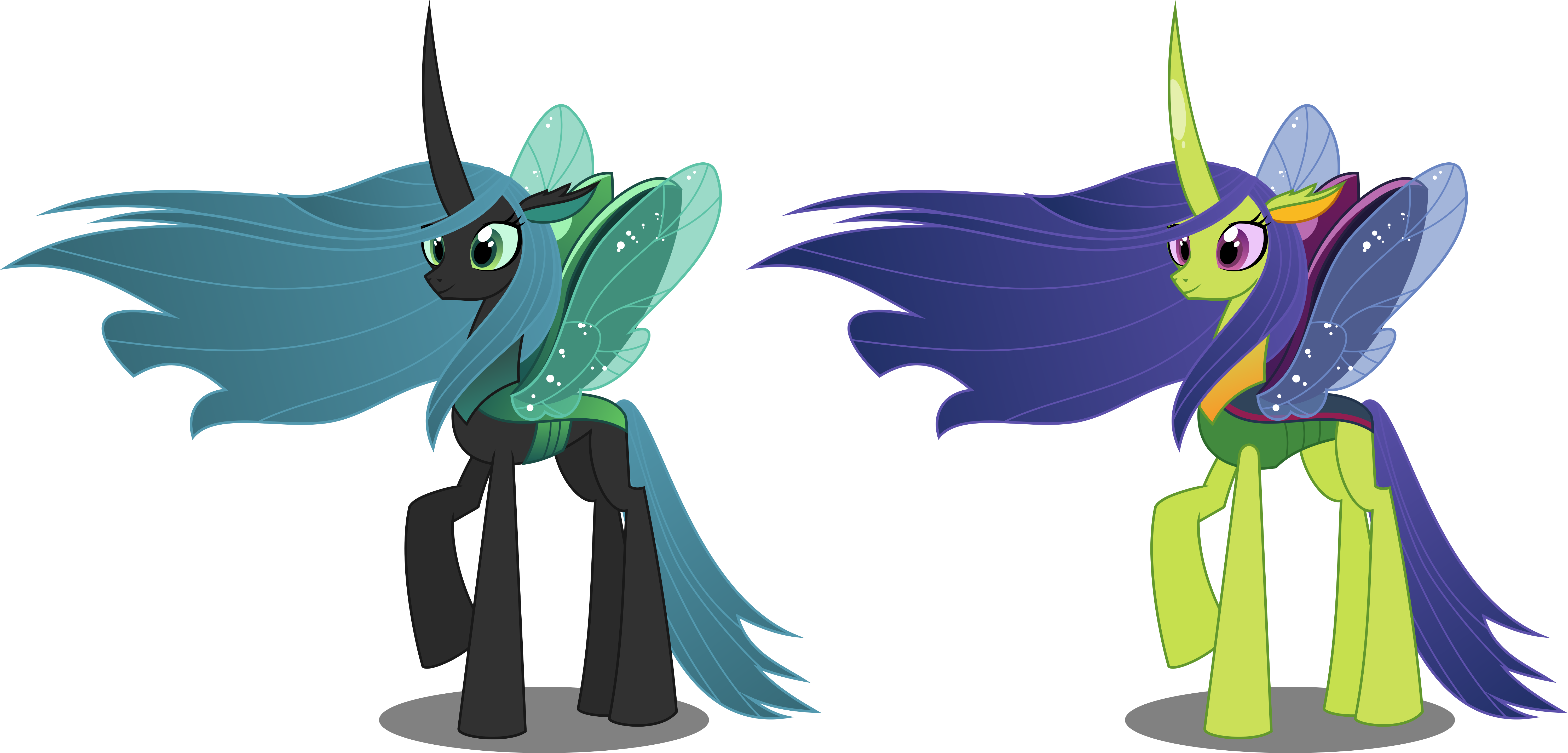 #1289670 - safe, alternate version, artist:orin331, queen chrysalis ...