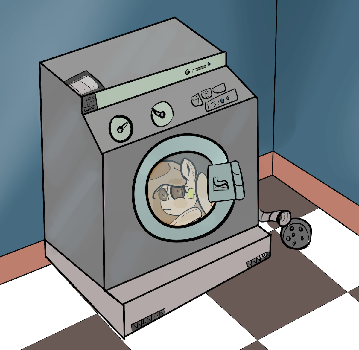 #1315957 - safe, artist:rusticanon, oc, oc only, oc:raggie, original ...