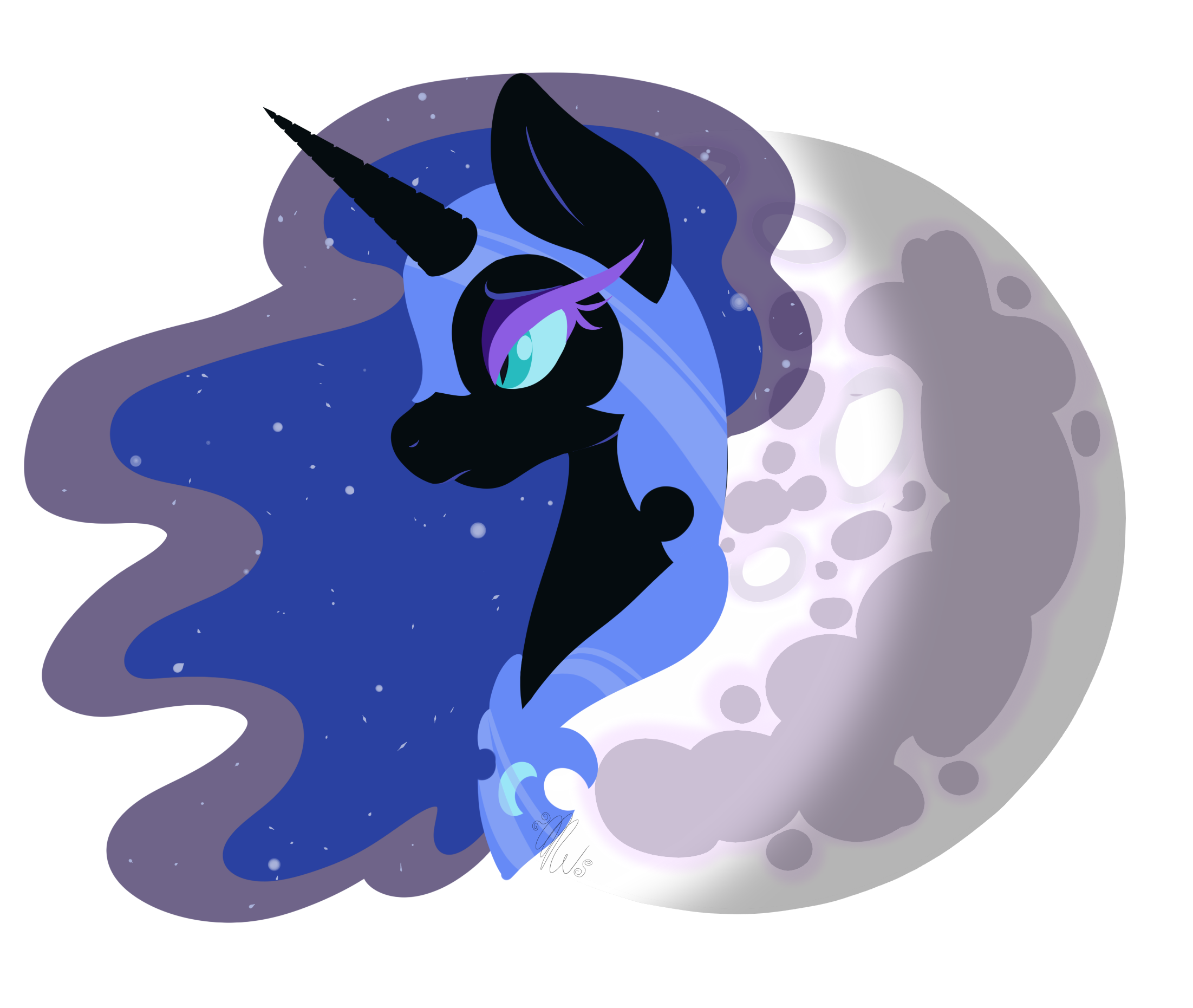 #1309697 - safe, artist:cyanreef, nightmare moon, alicorn, pony, g4 ...