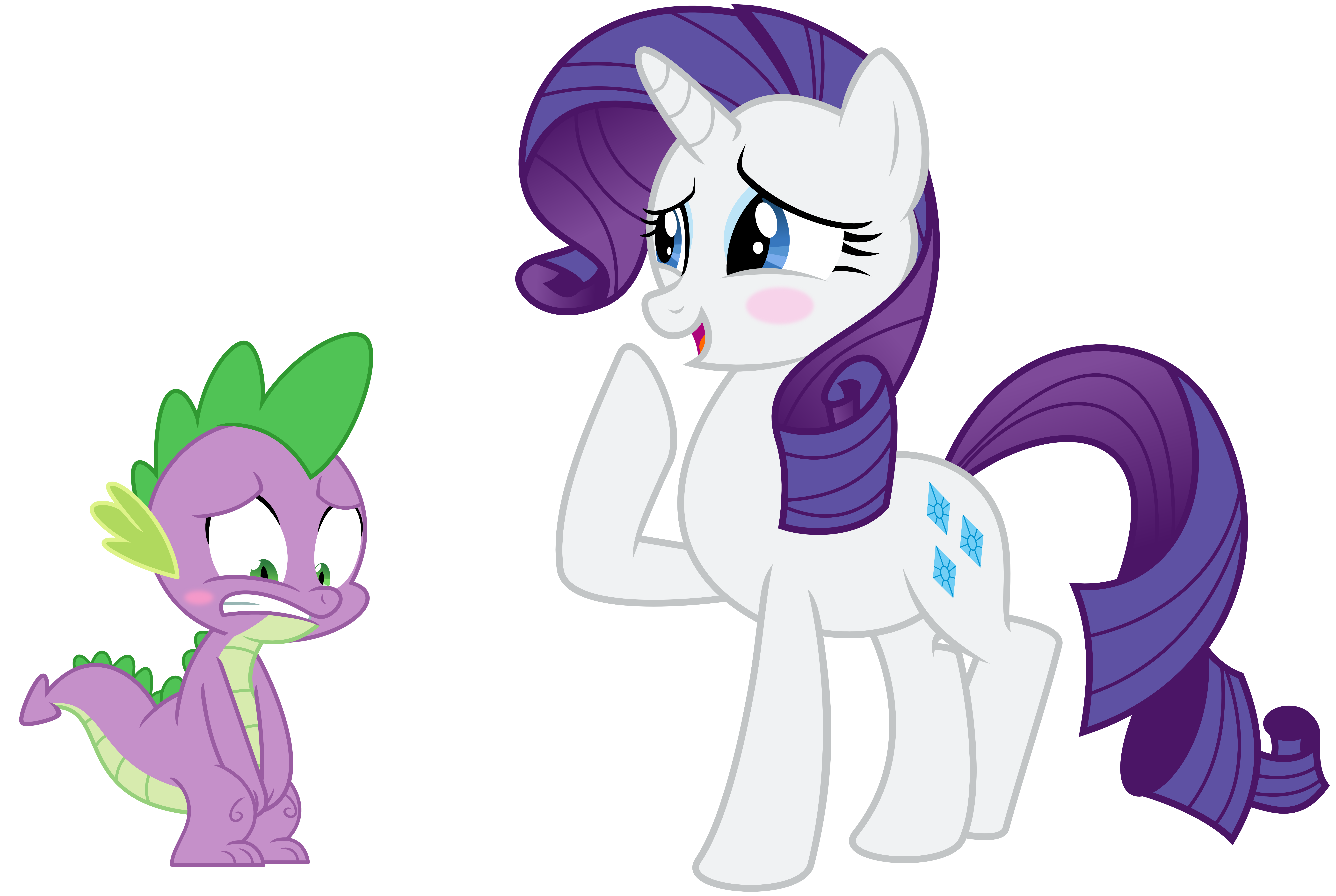 Oh-Oh my, Spike! [vectors by porygon2z and Missbeigepony] : r/mylittlepony
