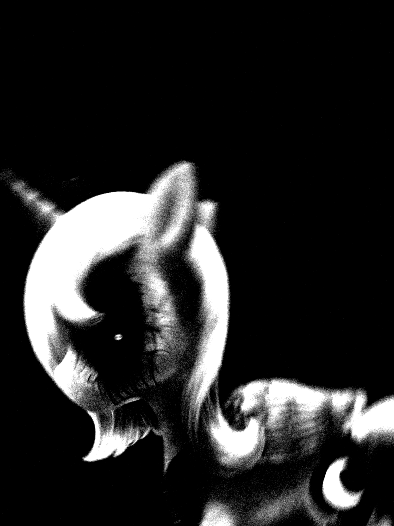 #1079307 - grimdark, artist:askloona, princess luna, loony luna, black ...