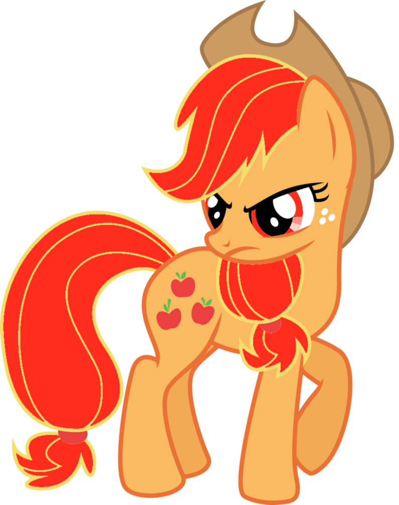 #1081753 - safe, applejack, dragon ball, dragon ball z, female, solo ...