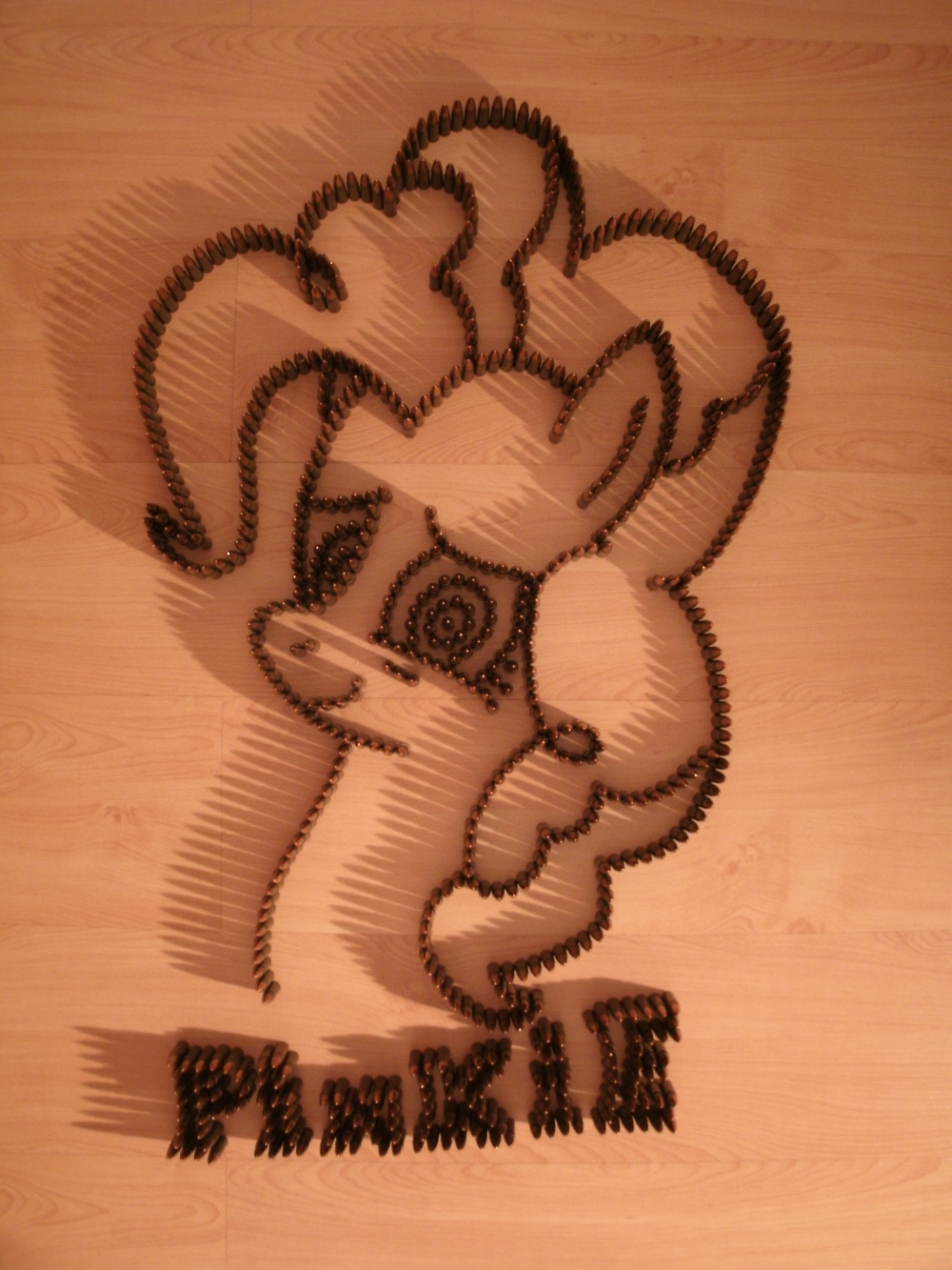 #1115538 - safe, pinkie pie, 4chan, 7.62mm, bullet, irl, photo - Derpibooru