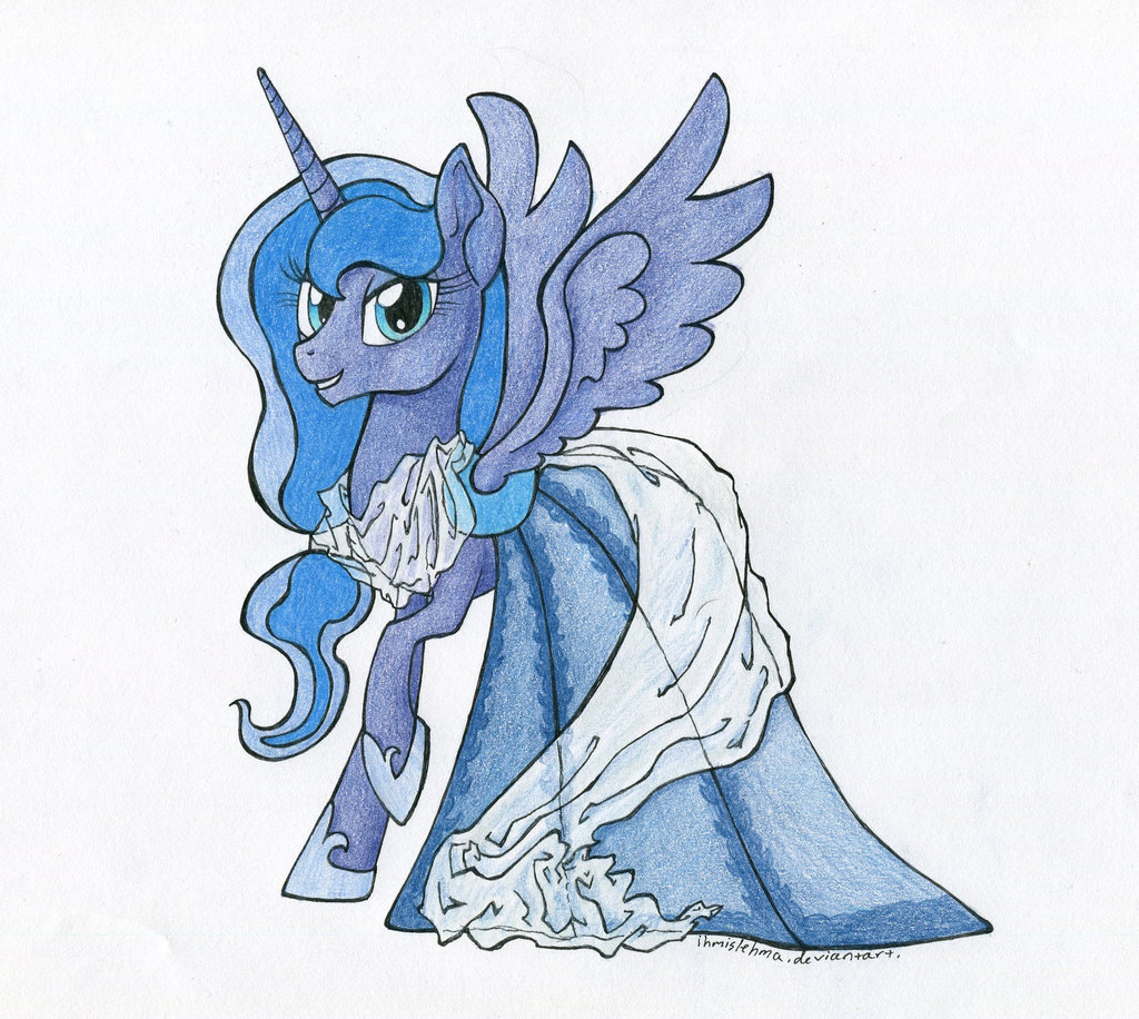 #1117233 - safe, artist:ihmislehma, princess luna, g4, clothes, concave ...