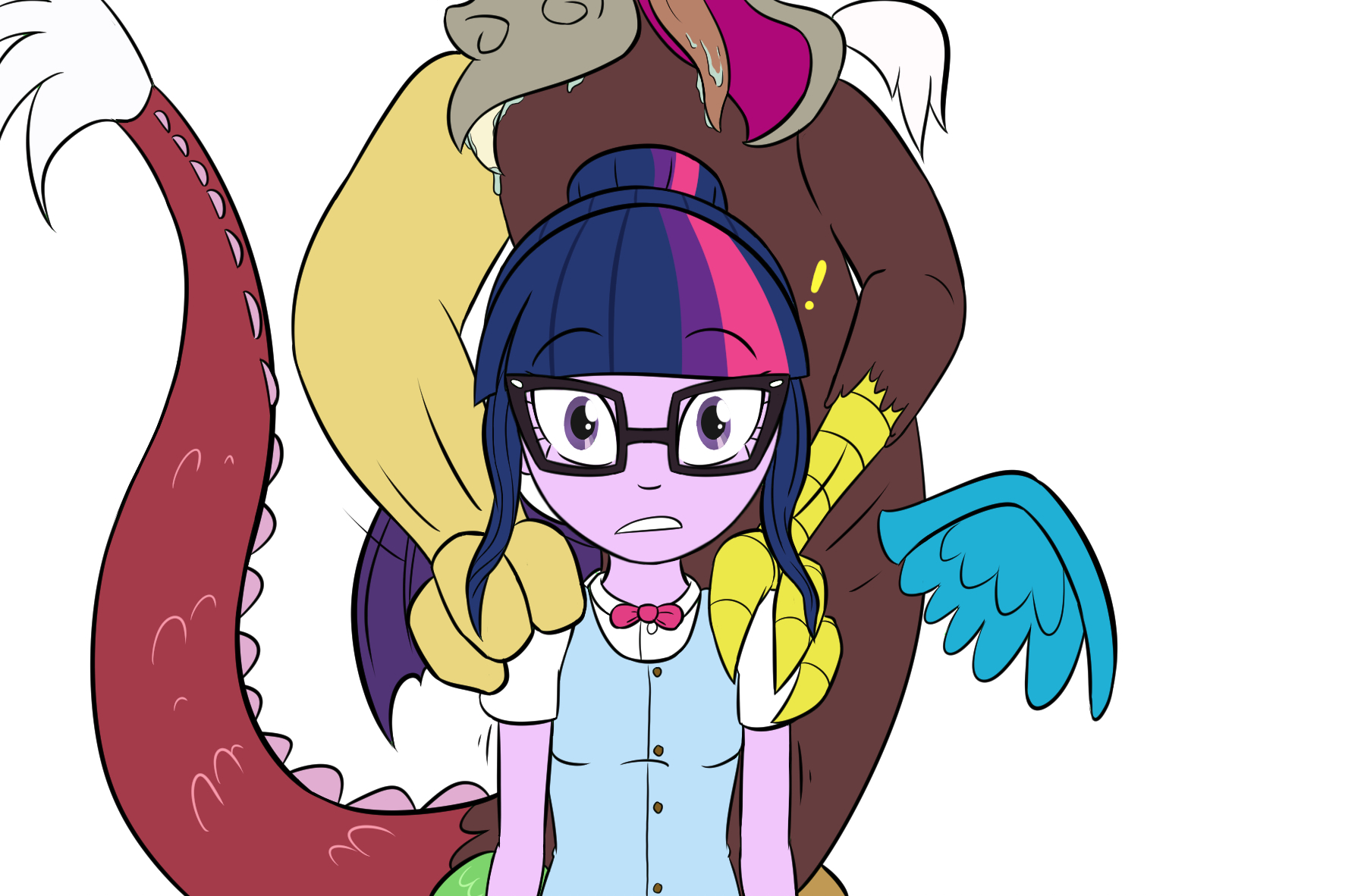 #1134935 - safe, artist:ashley_urikoshima, discord, sci-twi, twilight ...