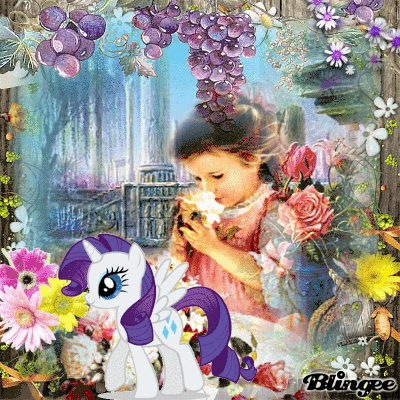 #1127650 - safe, rarity, alicorn, human, pony, g4, animated, blingee ...