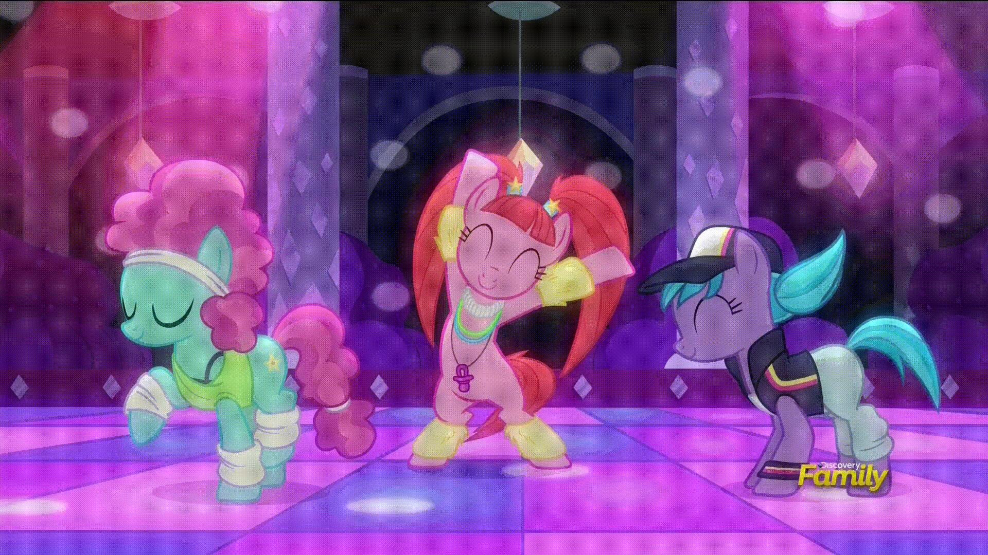 #1159933 - safe, screencap, azure velour, flashdancer, pacific glow ...