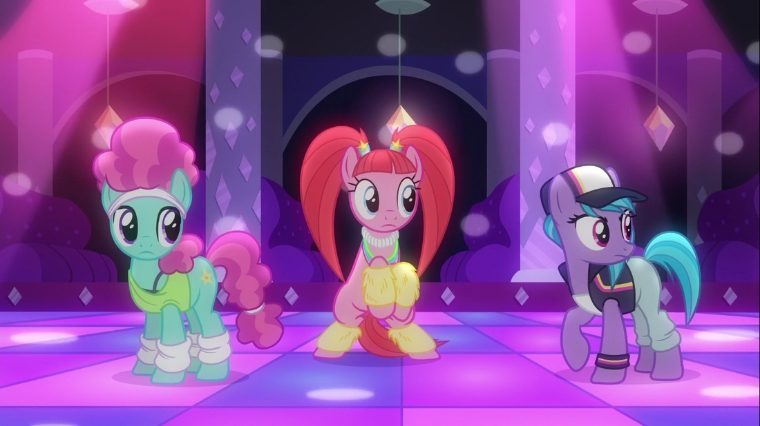 #1161816 - safe, screencap, azure velour, flashdancer, pacific glow ...