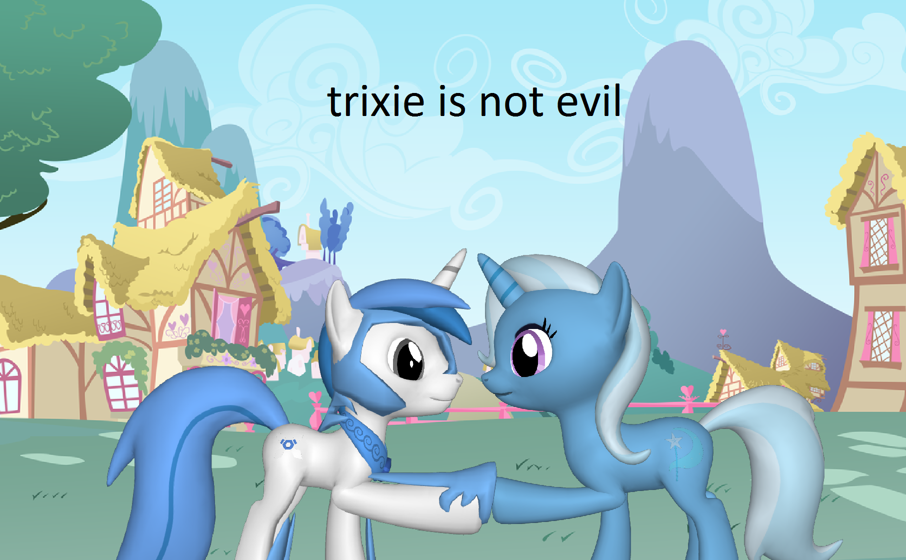 #1148060 - safe, trixie, oc, pony, unicorn, g4, 3d, female, mare ...