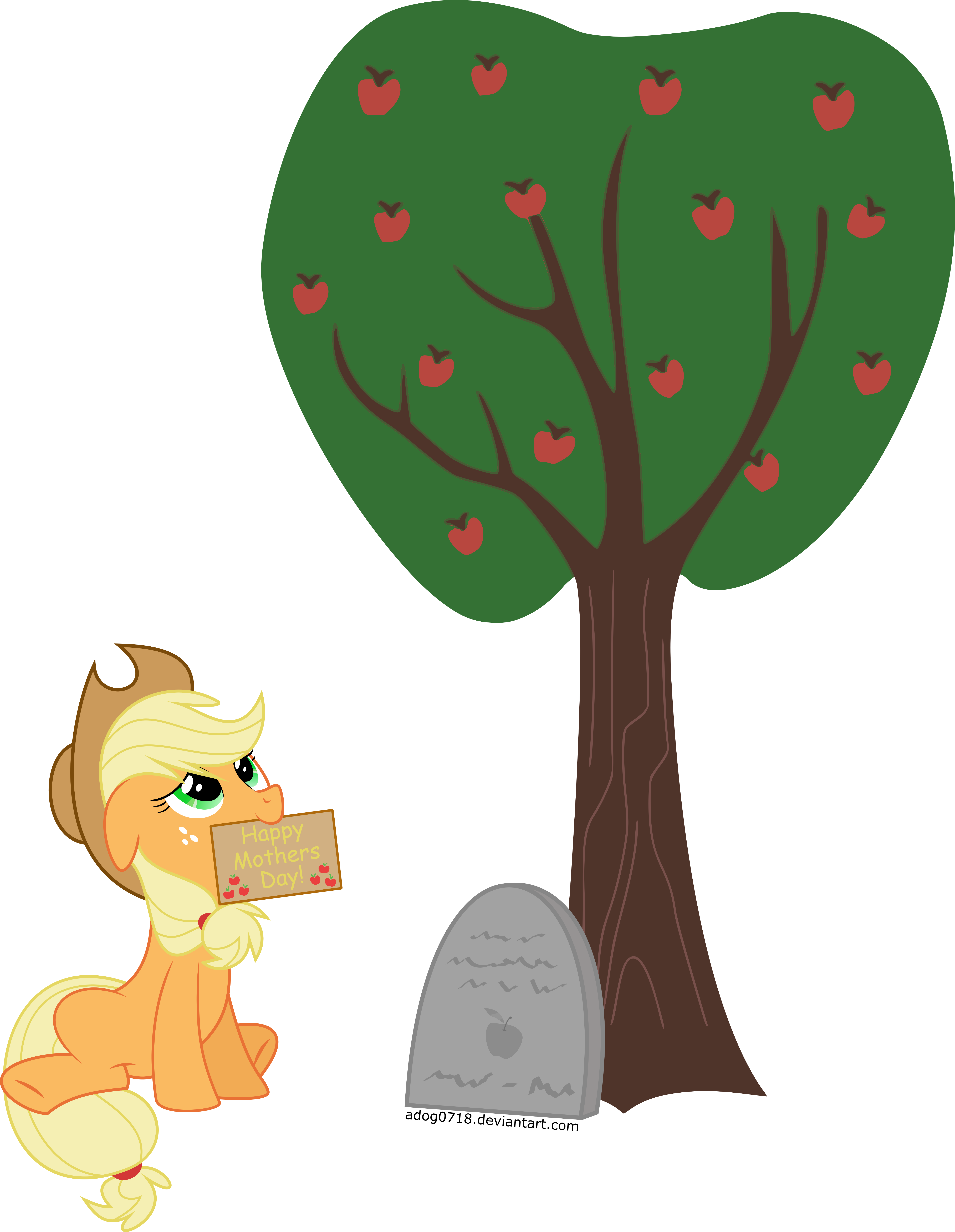 #1149308 - safe, artist:adog0718, applejack, earth pony, pony, absurd ...