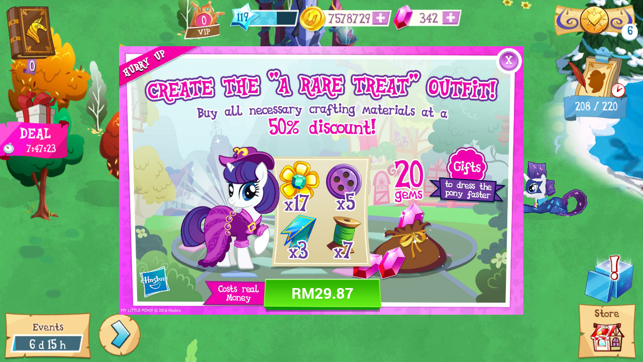 #1167790 - safe, gameloft, radiance, rarity, official, clothes, costs ...
