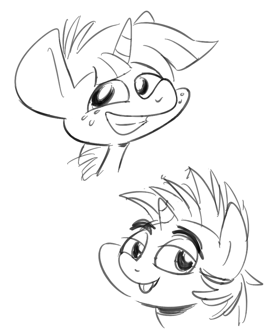 #1188315 - safe, artist:burrburro, snails, snips, g4, monochrome ...