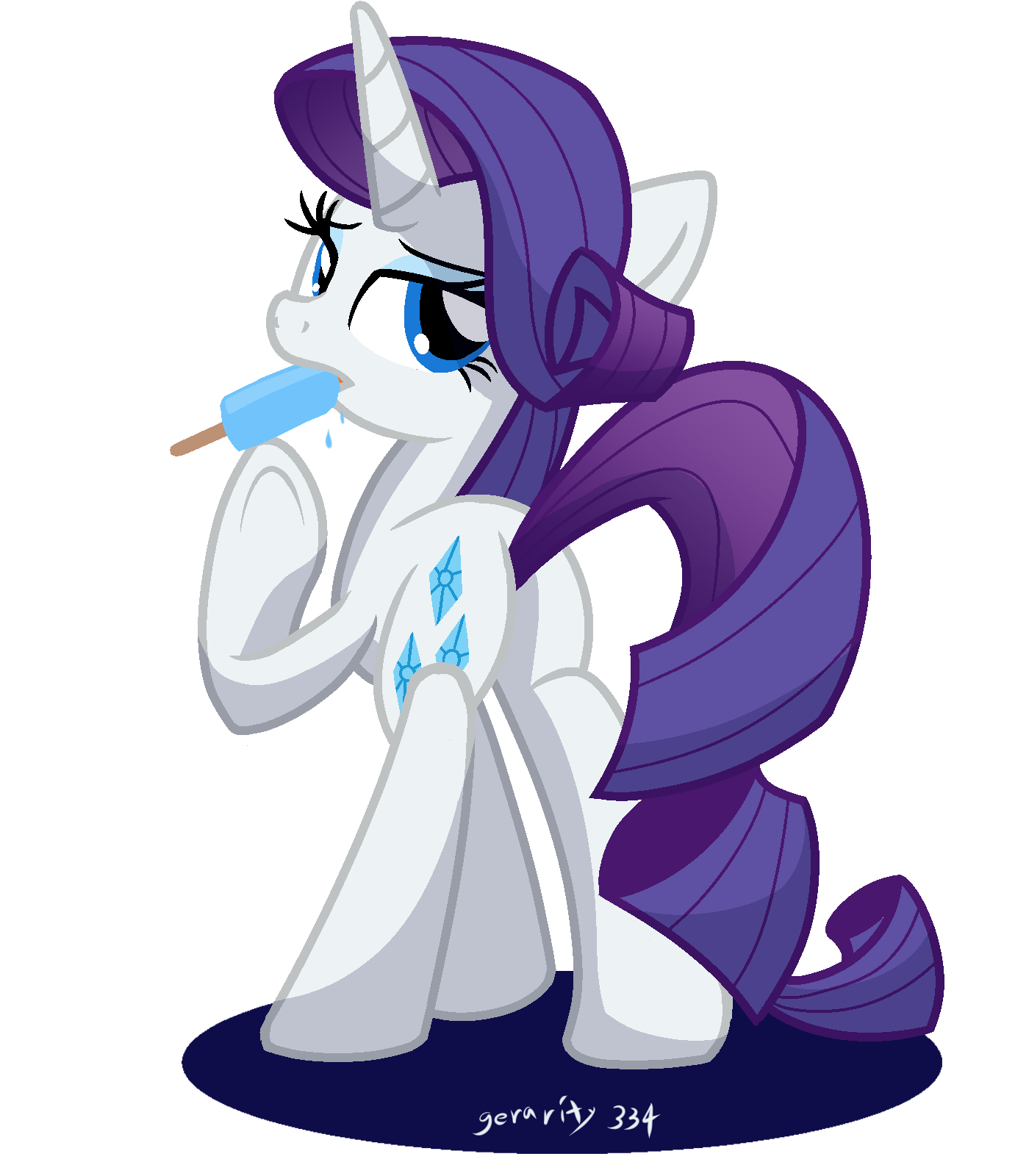 #1206661 - suggestive, artist:geraritydevillefort, rarity, pony ...