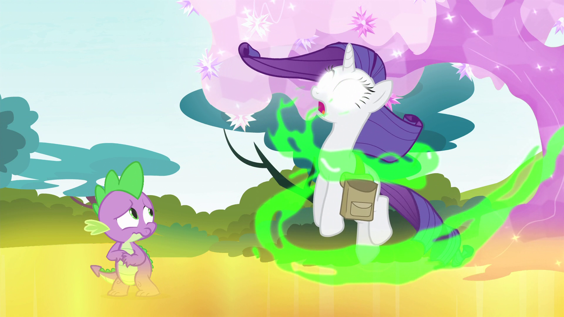 #1192217 - safe, screencap, rarity, spike, dragon, pony, unicorn, g4 ...