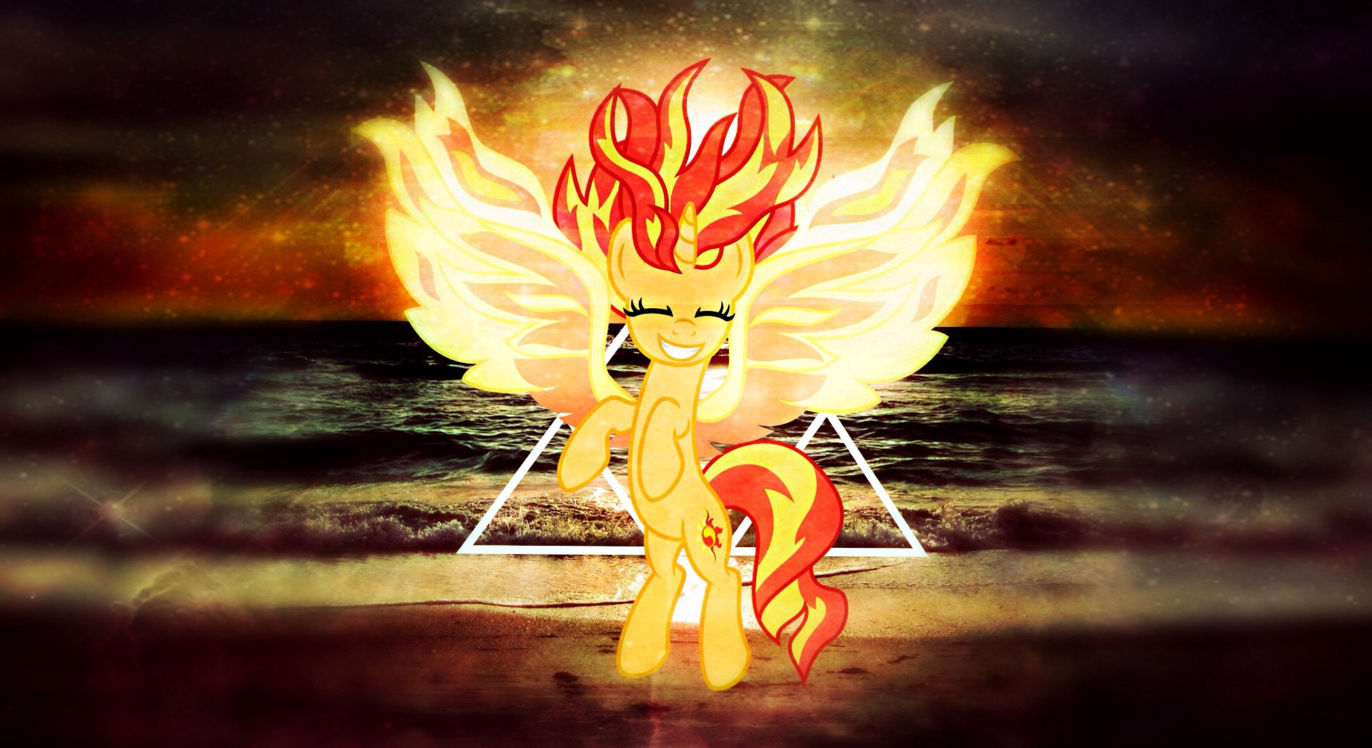 #1214423 - safe, artist:bubbly-storm, artist:osipush, sunset shimmer ...